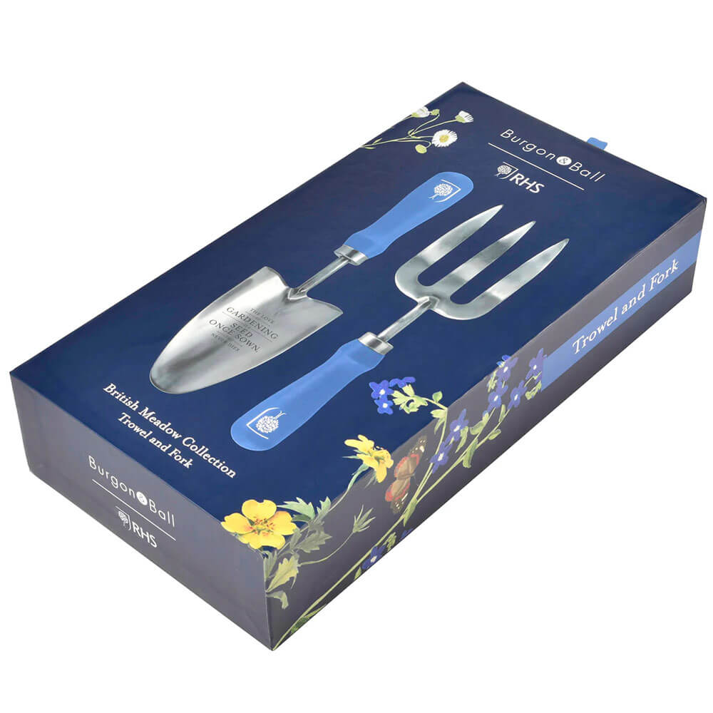 Burgon & Ball British Meadow Trowel and Fork Set - RHS Endorsed – New ...